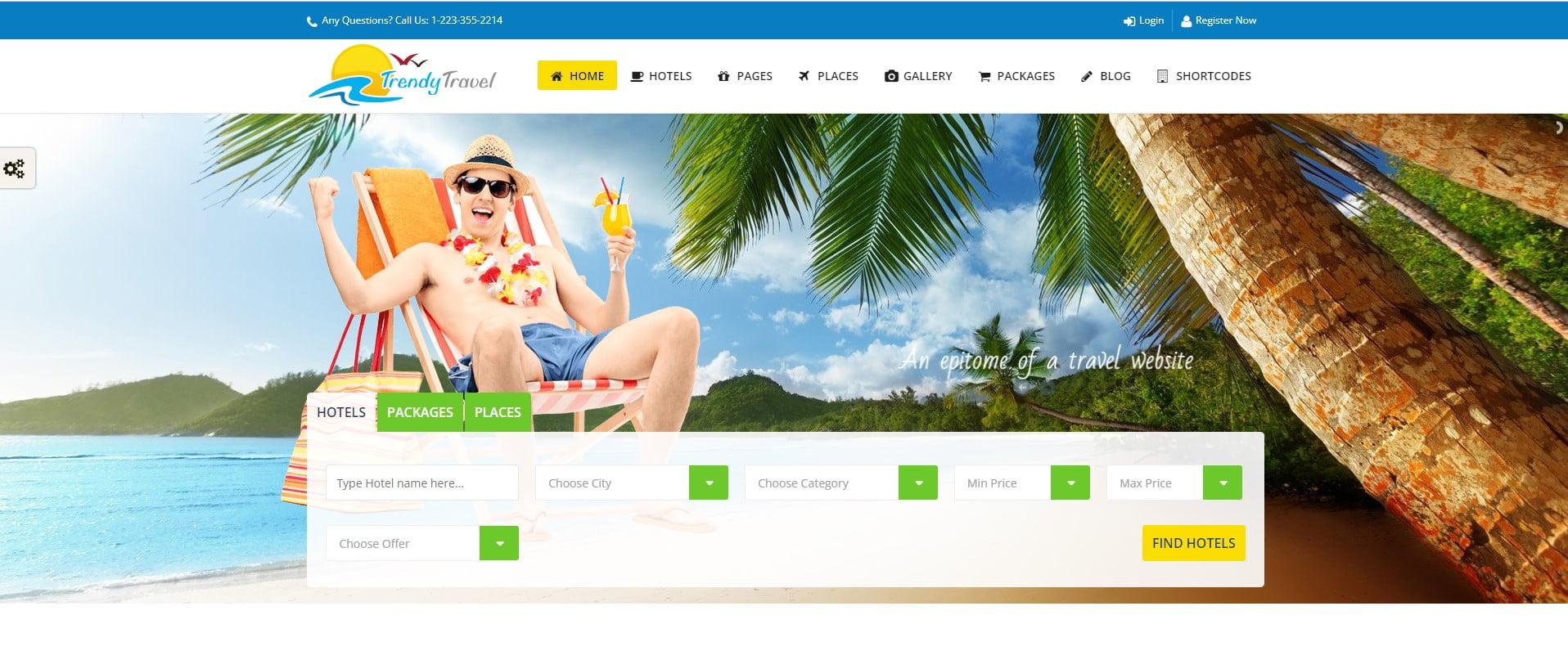 Κατασκευή Ιστοσελίδας για ταξιδιωτικό πρακτορείο- Δείγμα 1 - NetArt.gr