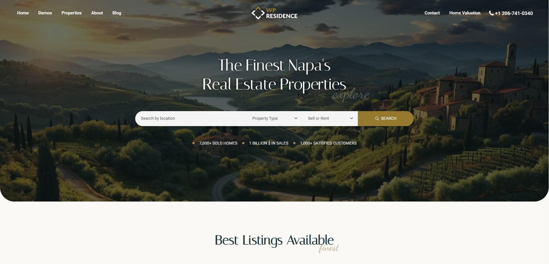 Κατασκευή Ιστοσελίδας για Μεσιτικο Γραφειο- Δείγμα 2 - NetArt.gr