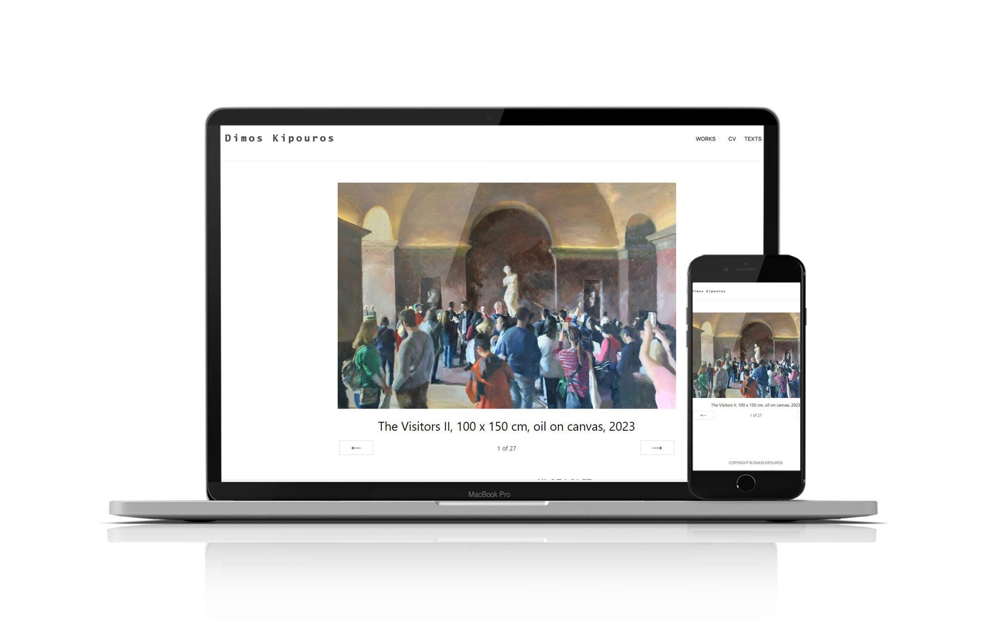 Κατασκευή Ιστοσελίδας για ζωγράφο - NetArt.gr