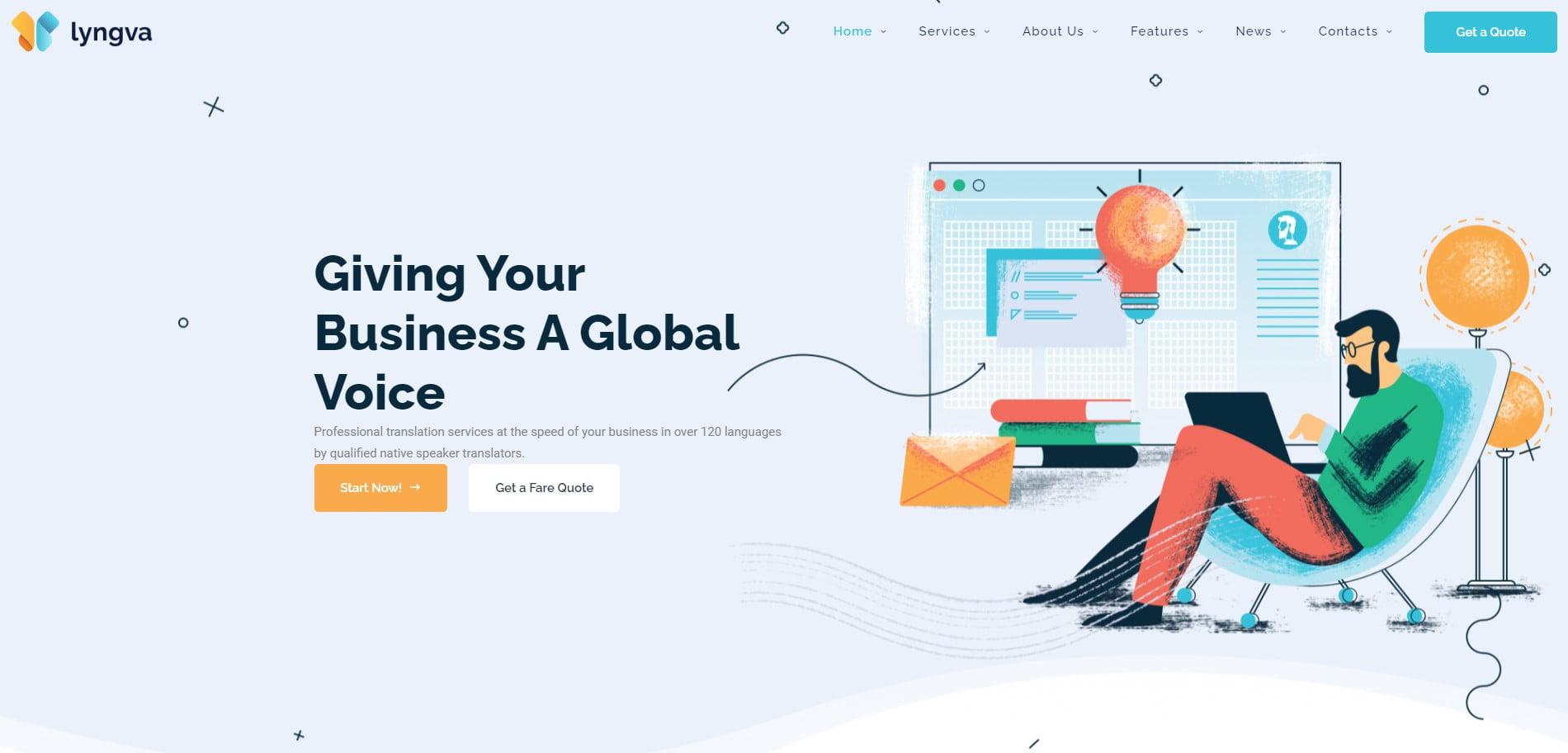 Κατασκευή Ιστοσελίδας για traslation agent #3- Δείγμα - NetArt.gr