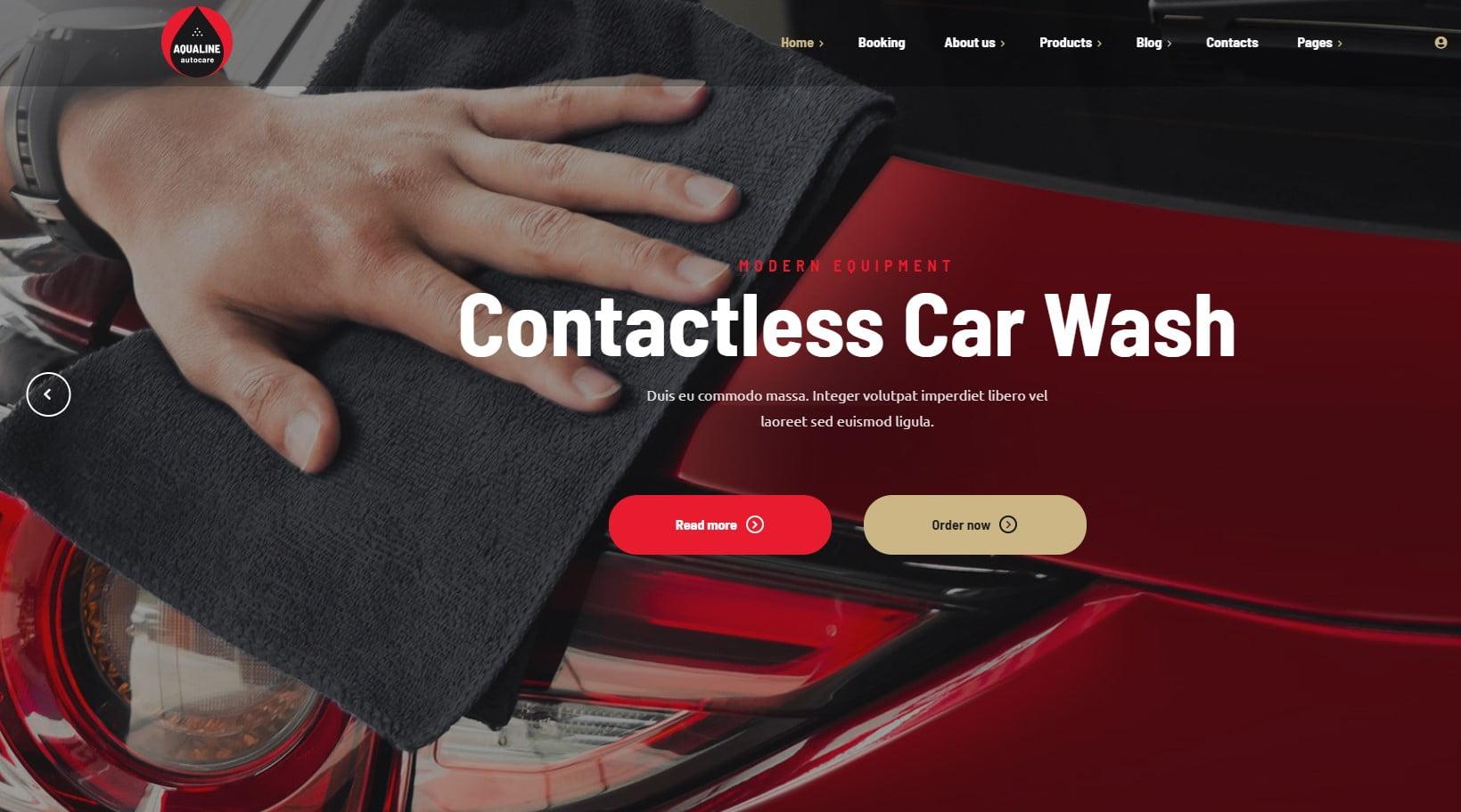 Κατασκευή Ιστοσελίδας για Καθάρισμους Αυτοκινήτων- Δείγμα 2 - NetArt.gr