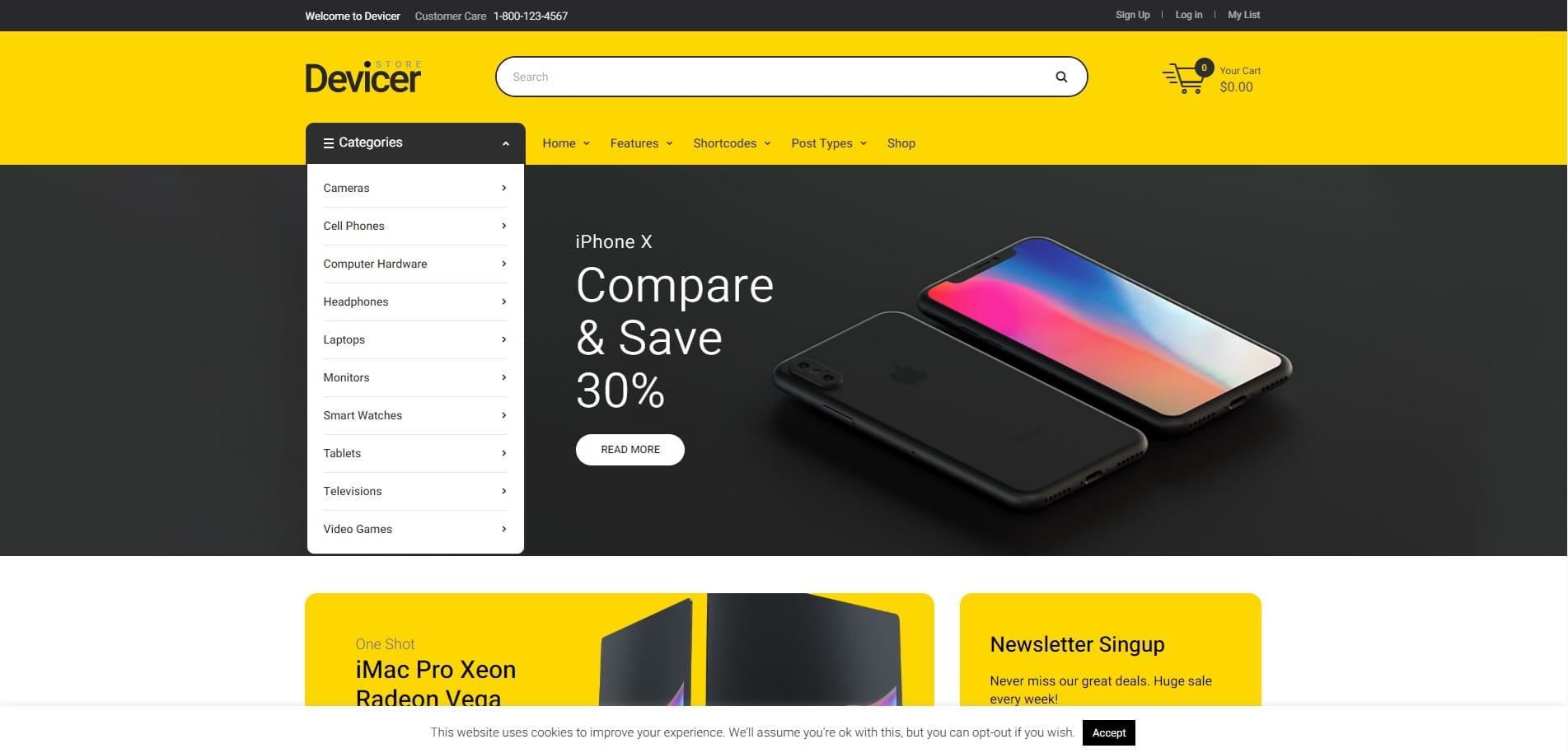 Κατασκευή Eshop για Μαγαζί με Ηλεκτρονικά Ήδη- Δείγμα 5 - NetArt.gr