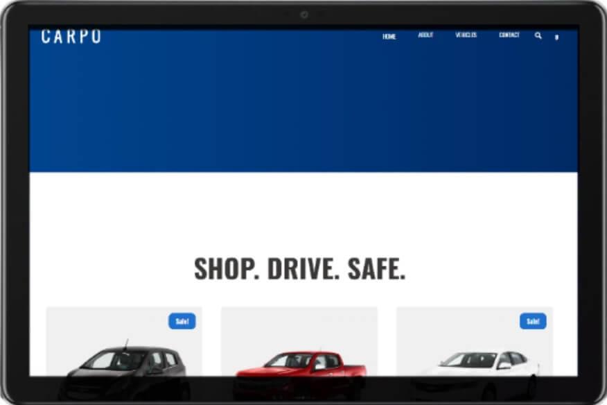 Κατασκευή Eshop για αυτοκίνητα - Δείγμα - NetArt.gr