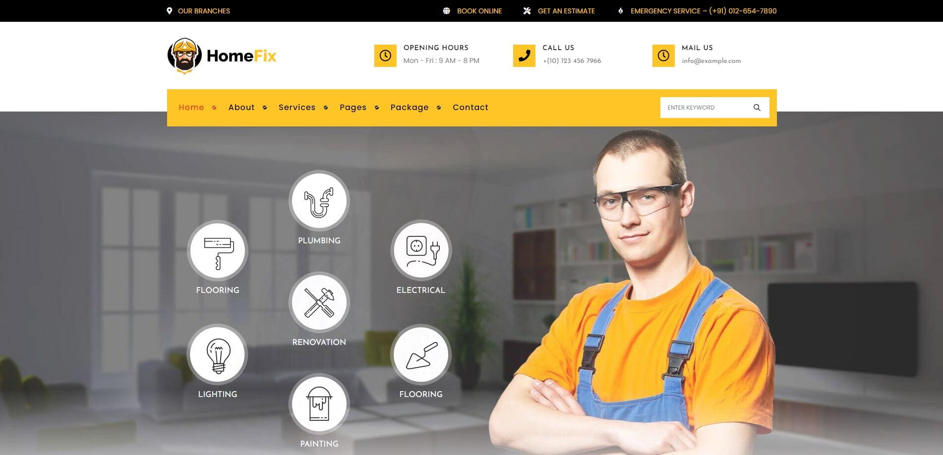 Κατασκευή Ιστοσελίδας για Μπογιατζή- Δείγμα 1 - NetArt.gr