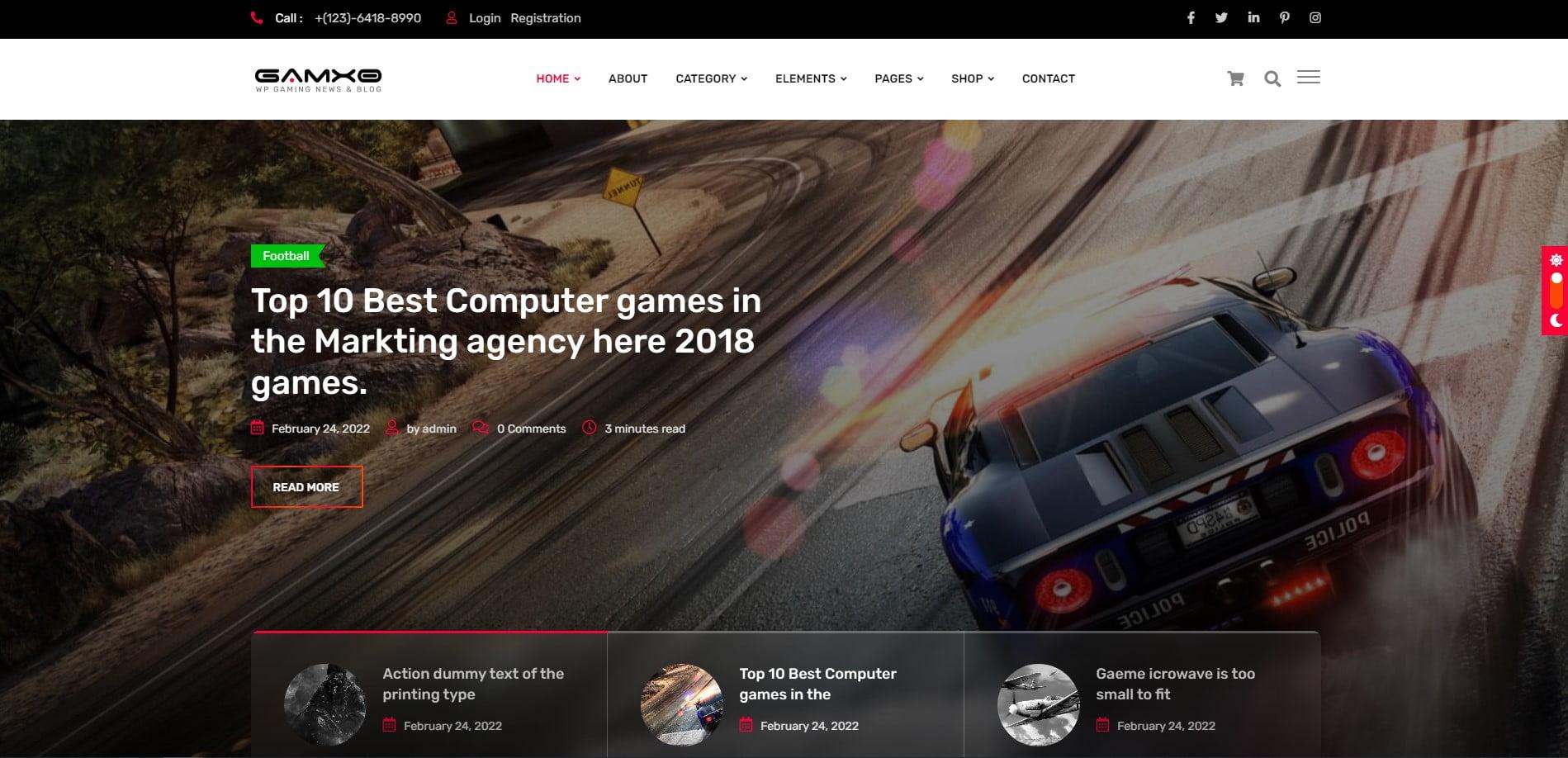 Κατασκευή Ιστοσελίδας για gaming blogs #2- Δείγμα - NetArt.gr