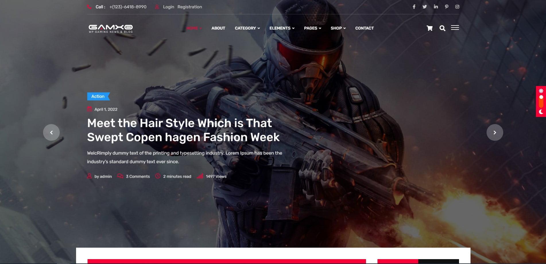 Κατασκευή Ιστοσελίδας για gaming blogs #1- Δείγμα - NetArt.gr